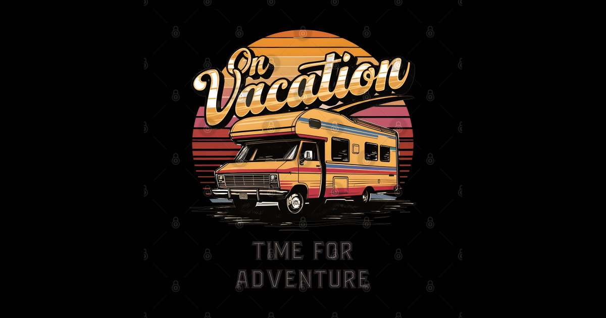 On Vacation - Vacation - Sticker | TeePublic
