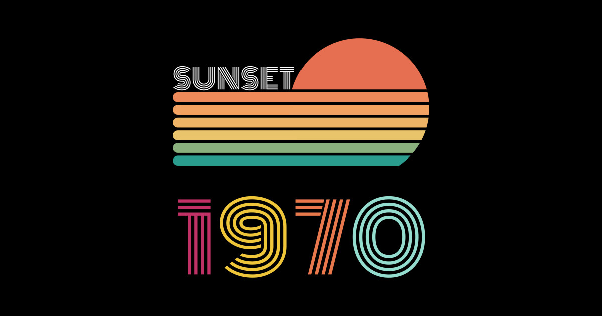 Sunset Retro Vintage 1970 - Sunset Retro Vintage Nature Lovers ...