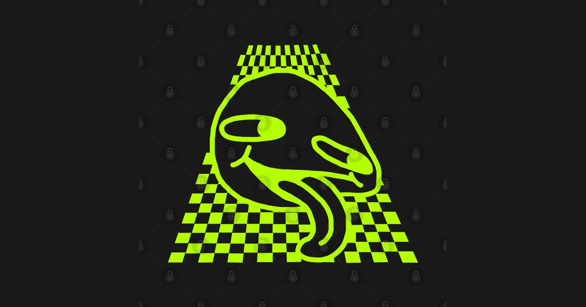 Crazy rave party logo from the 90s collector green fluo edition - Rave ...