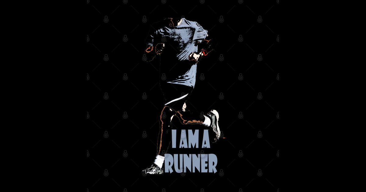I am a runner - Runner - Pillow | TeePublic