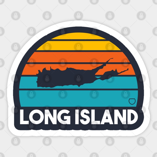 Long Island Sunset - Long Island - Sticker | TeePublic