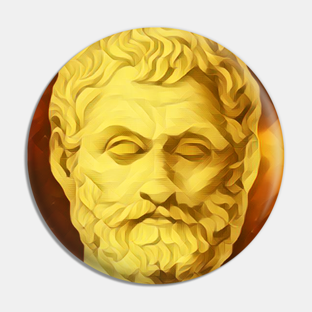 Thales of Miletus Golden Portrait | Thales of Miletus Artwork 8 ...