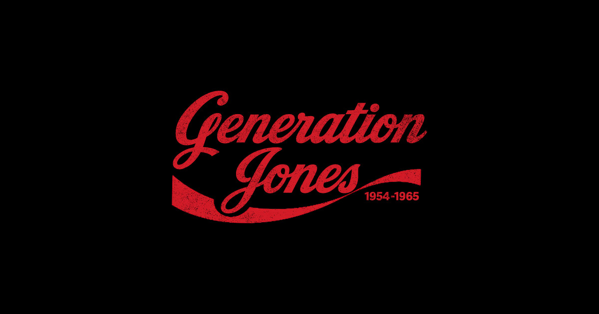 Generation-Jones - Generation Jones - Sticker | TeePublic