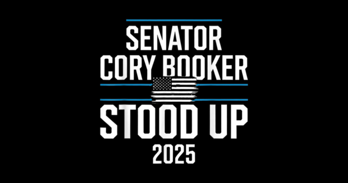 Senator Cory Booker Stood Up 2025 Filibuster Senate Saying - Senator ...