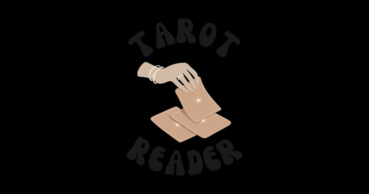 Tarot Reader - Tarot Card Reader - Sticker | TeePublic