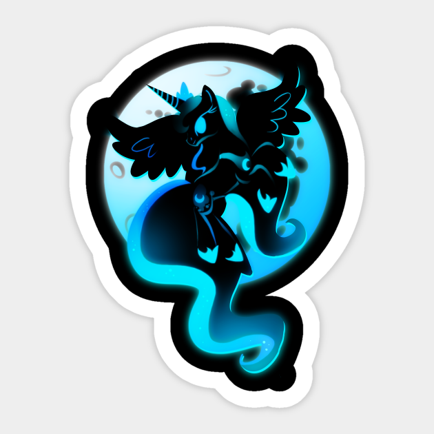 Princess Luna - My Little Pony - Sticker | TeePublic