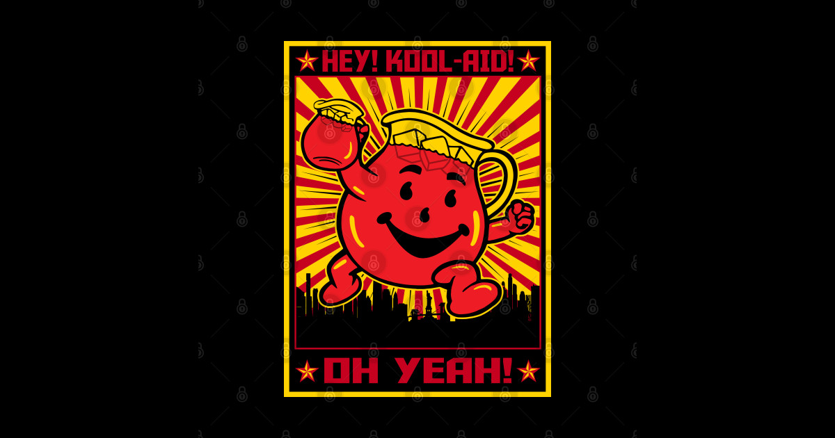 KOOL-AID PROPAGANDA POSTER - Robzilla Fruit Punch Refreshments Drink ...