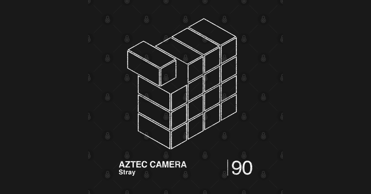 Aztec Camera / Minimalist Graphic Artwork Fan Design - Aztec Camera - T ...