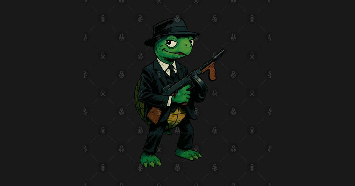 Tortoise 01 - Mafia Turtle - Mafia - T-Shirt | TeePublic