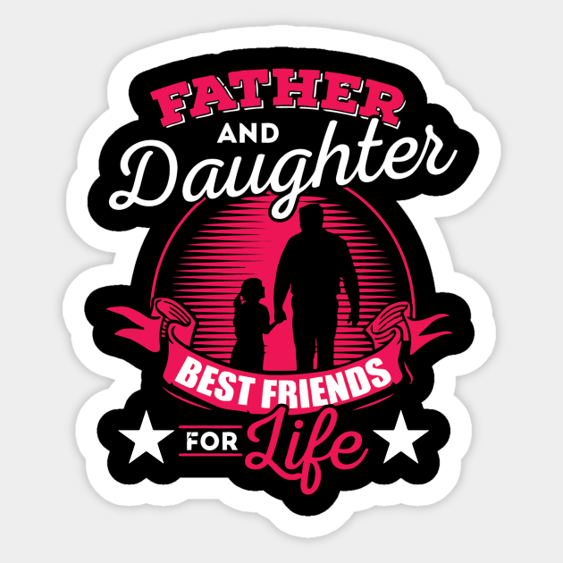 Father and daughter - Father And Daughter - Sticker | TeePublic