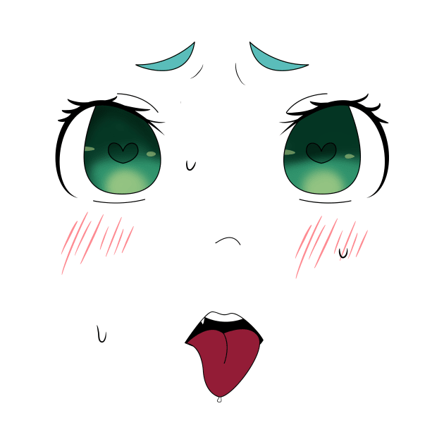 Aheago face - Anime - T-Shirt | TeePublic