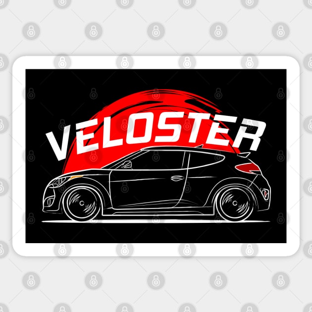 KDM Turbo Veloster Art - Veloster - Sticker | TeePublic