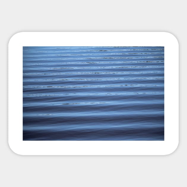 Blue Water Ripples - Water - Sticker | TeePublic