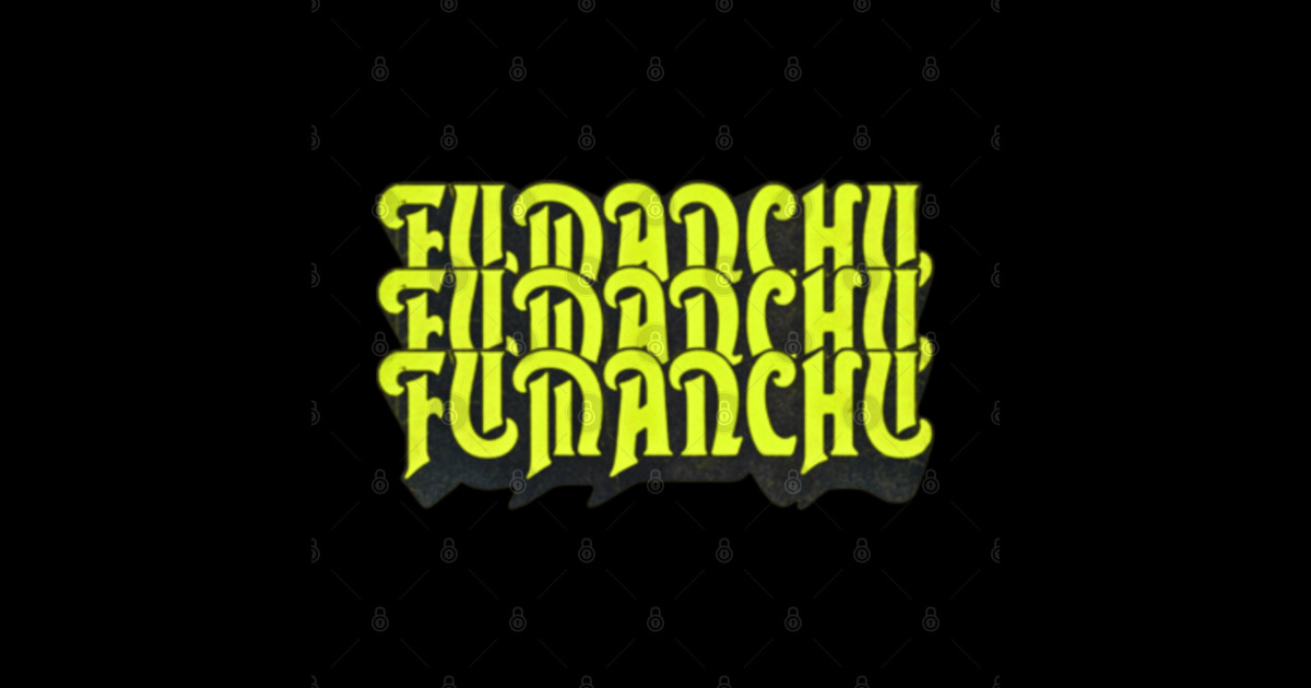 Fu manchu Logo Art - Fu Manchu - Posters and Art Prints | TeePublic