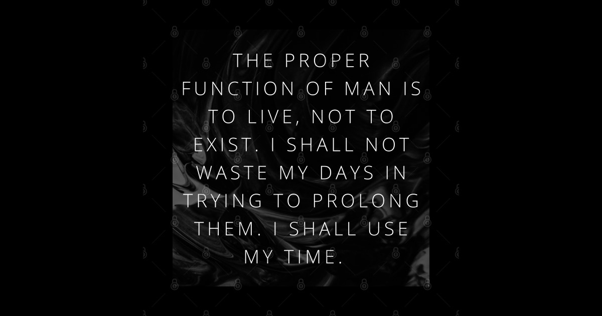 THE PROPER FUNCTION OF MAN - Positive Vibes - Sticker | TeePublic