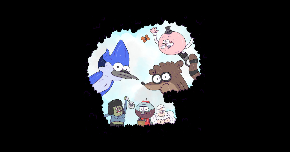 Regular Show Bush - Regular Show - Sticker | TeePublic