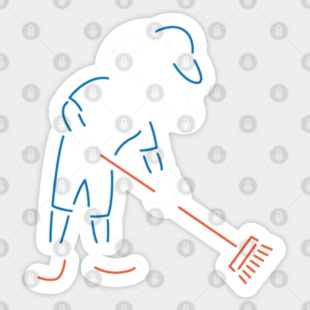 Mr. Met - Series sweep - Mets - Sticker | TeePublic