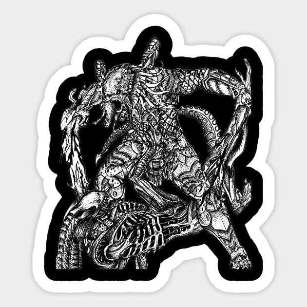 Alien VS Predator - Predator - Sticker | TeePublic