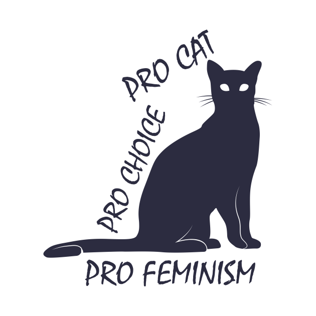 Pro Feminist Feminism Cats Kitties Cute Empowered Feminist Pillow