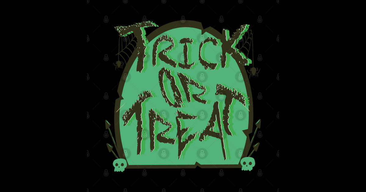 Halloween R.I.P. - Creepy Tricks - Sticker | TeePublic