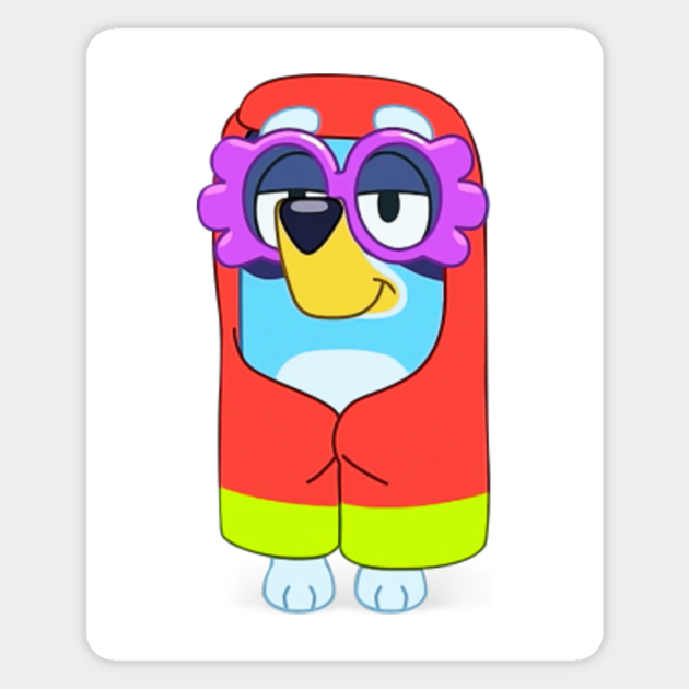 Bluey - Grannies - Janet - Bluey - Magnet | TeePublic