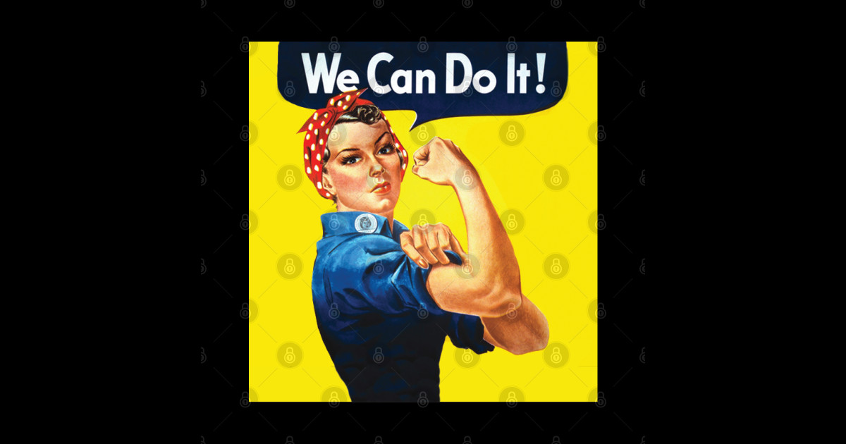 We Can Do It - Rosie the Riveter - We Can Do It - Sticker | TeePublic