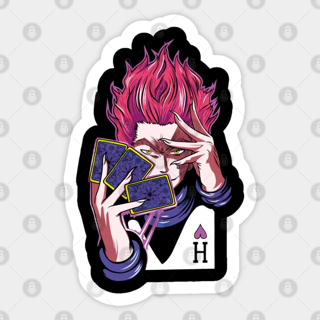 Hisoka Morow - Hunter x Hunter - Hunter X Hunter - Sticker | TeePublic