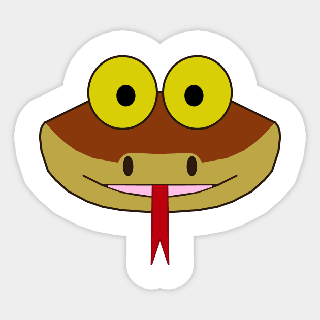 Kaa Emoji (1) - The Jungle Book - Sticker | TeePublic