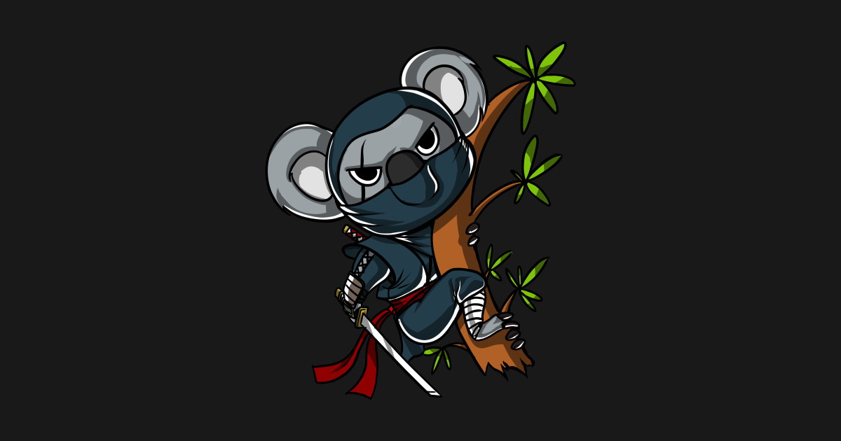 Koala Bear Ninja - Koala Ninja - Posters and Art Prints | TeePublic