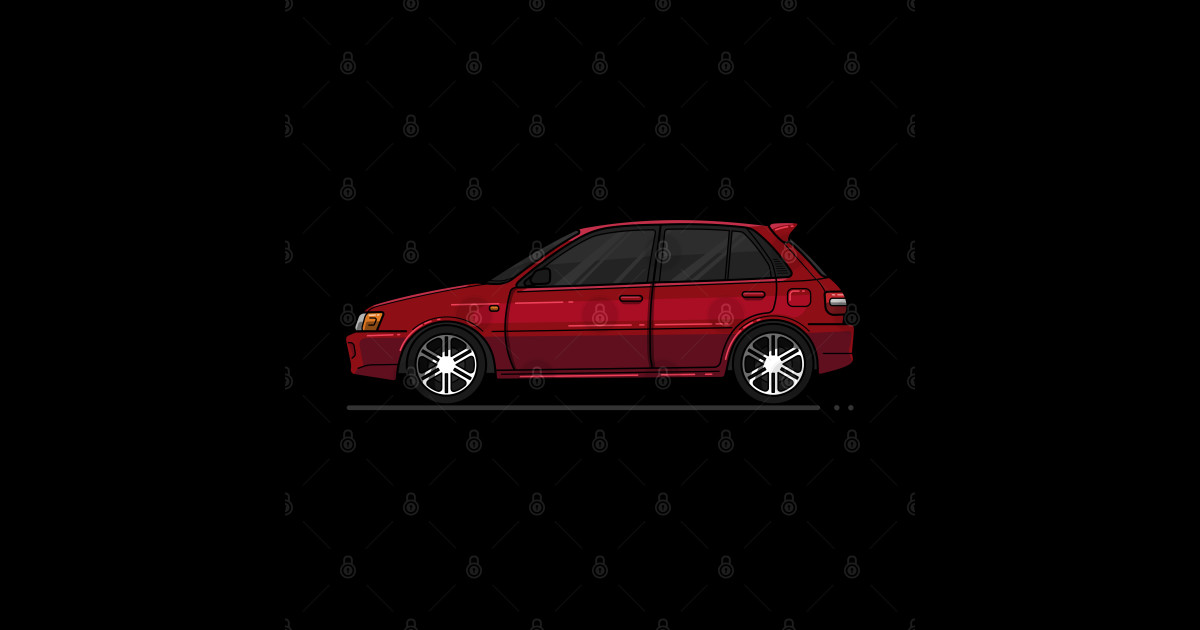 starlet - Toyota Starlet - Sticker | TeePublic