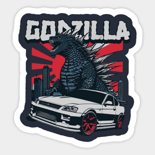 The Godzilla - Godzilla - Sticker | TeePublic