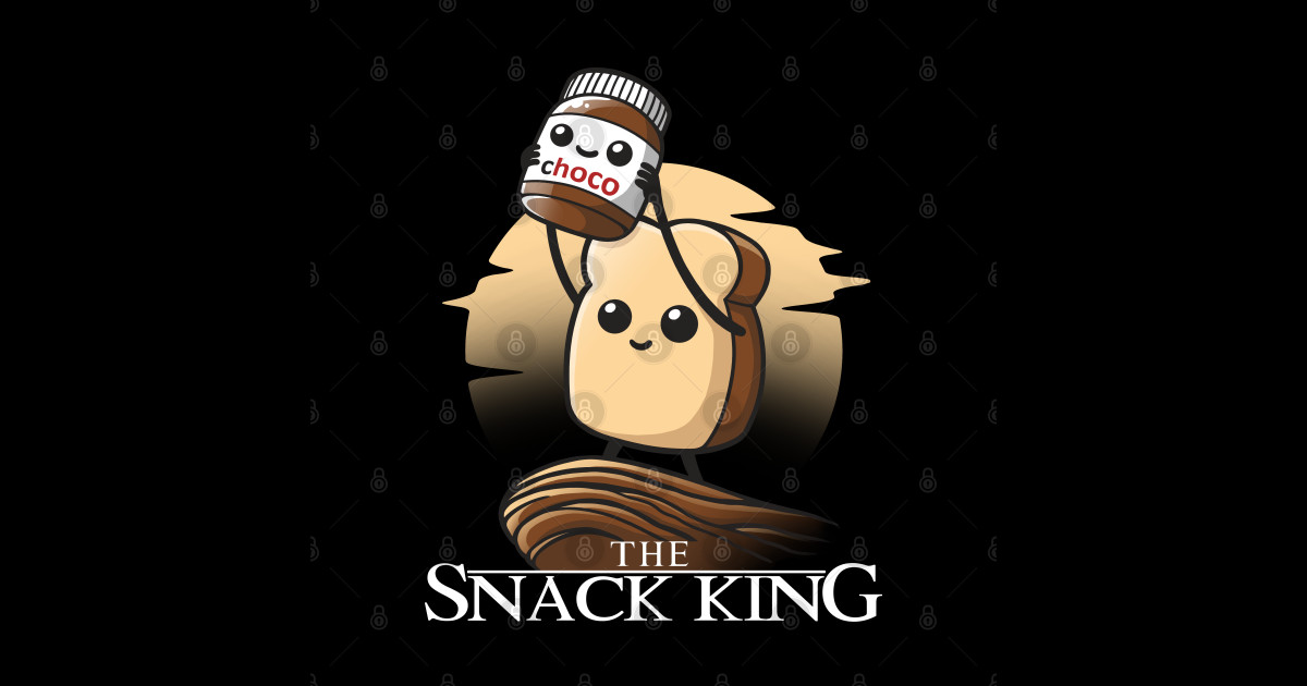 The snack king - Nutella - Sticker | TeePublic