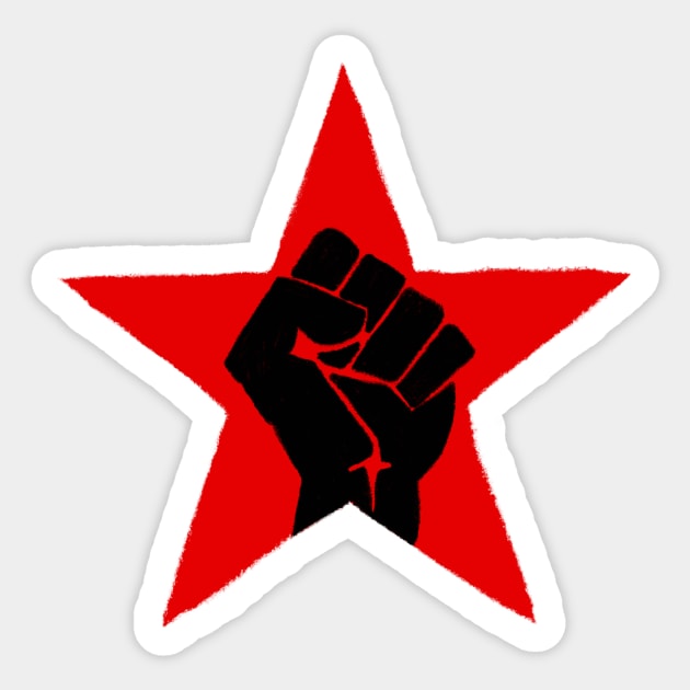 Star Fist - Rage Against The Machine - Sticker | TeePublic