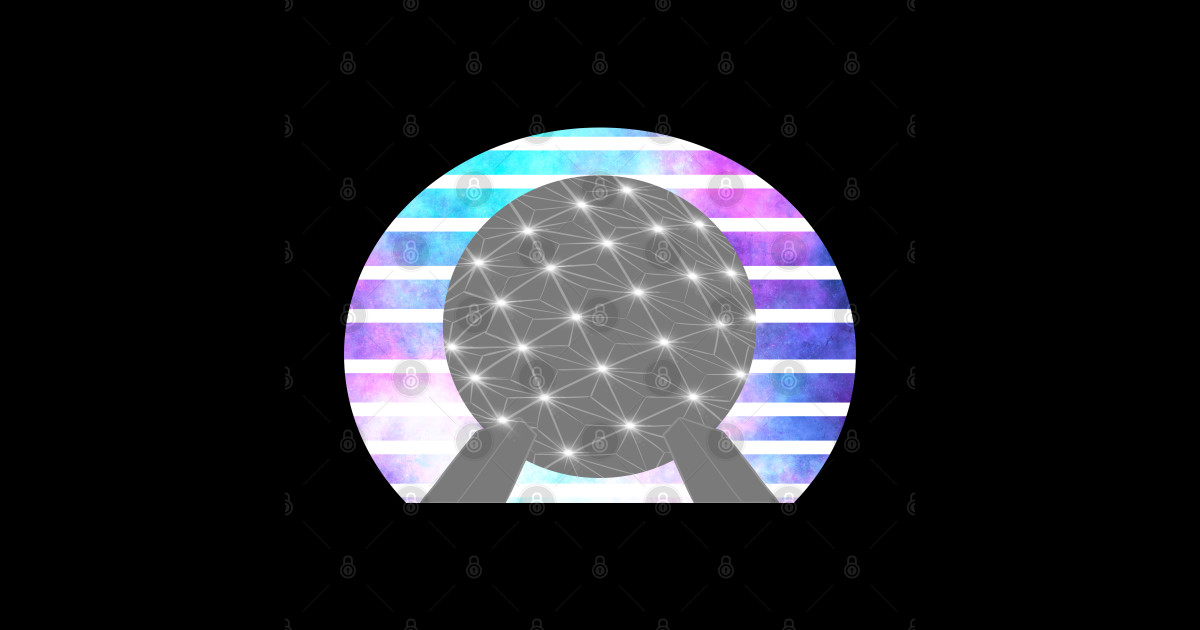 Spaceship Earth Nebula Sky Spaceship Earth Sticker Teepublic