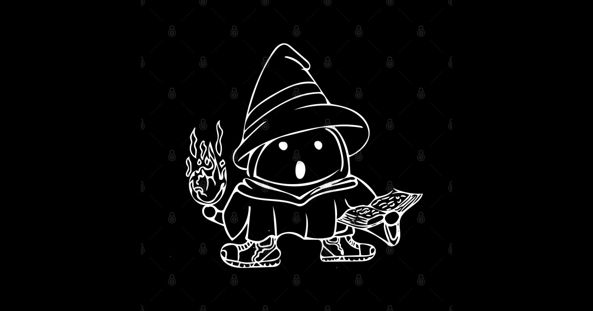 cute jelly wizard (white drawing) - Wizards - Sticker | TeePublic