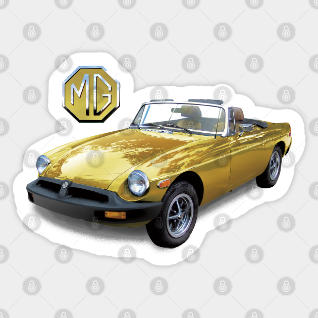 MGB - Solid Gold - Mgb - Sticker | TeePublic