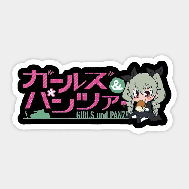 Chibi Cute Girls Und Panzer - Chibi Cute Girls Und Panzer - Sticker ...