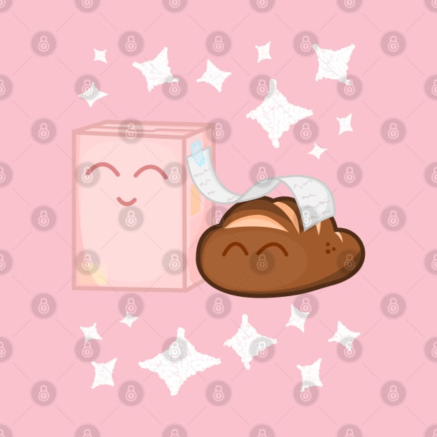 Cute Bread And Box Happy Hug With Stars - Bread - T-Shirt | TeePublic