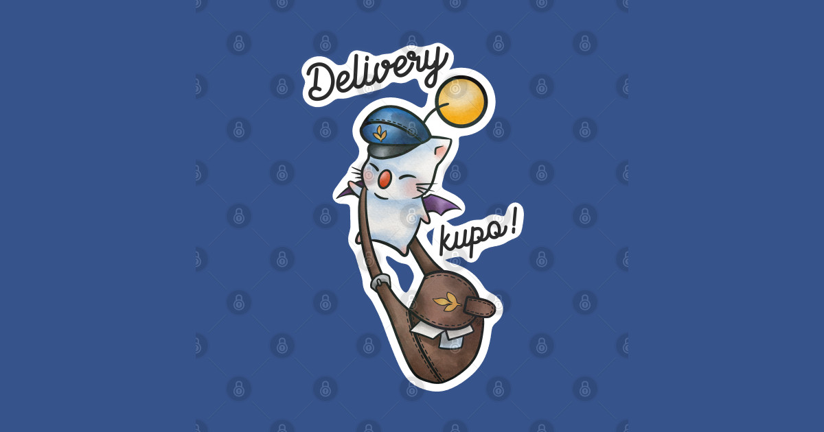 Special delivery, kupo! Delivery moogle from Final Fantasy 14 art ...