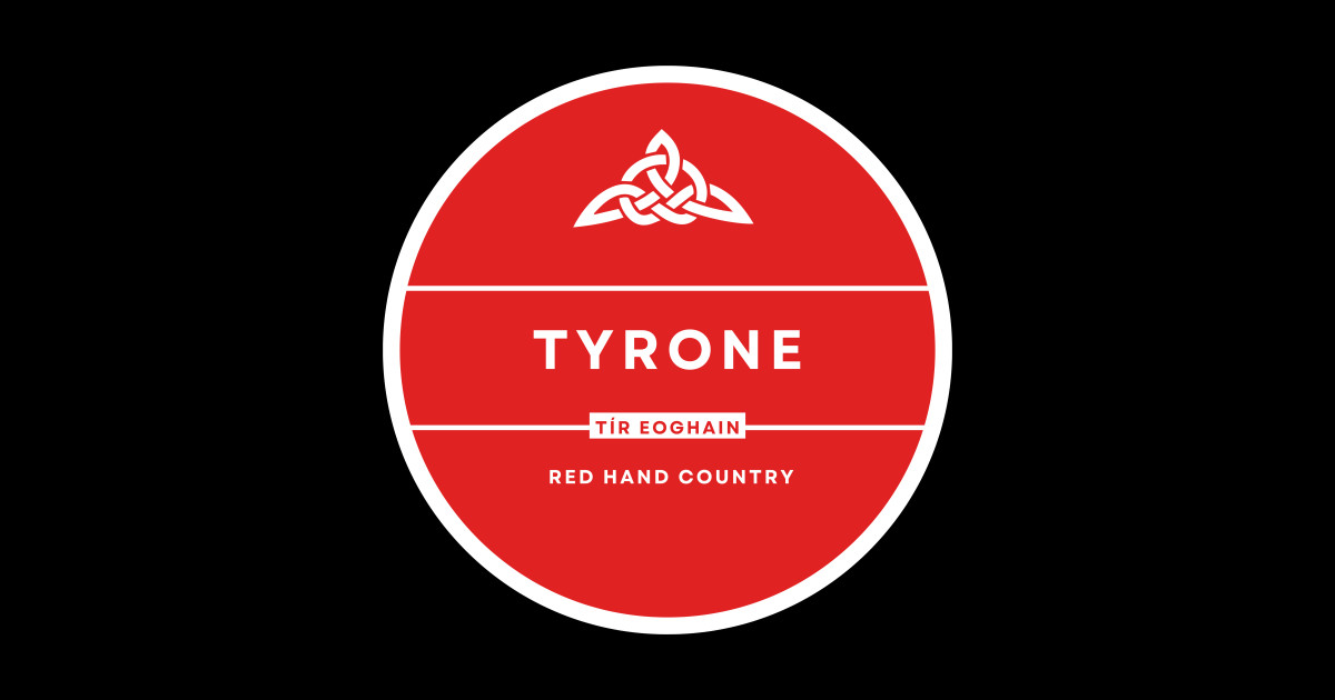 Tyrone, County and GAA Colours - Tyrone - Sticker | TeePublic