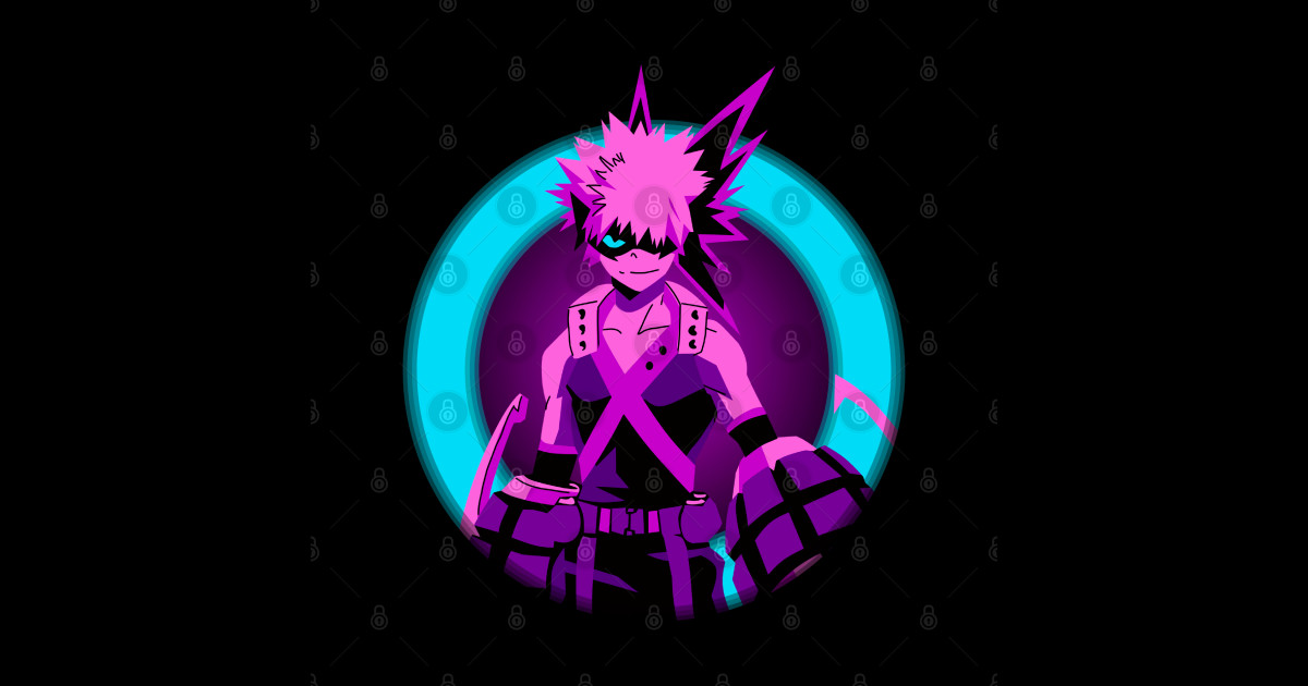 Katsuki Bakugou - Katsuki Bakugo - Sticker | TeePublic