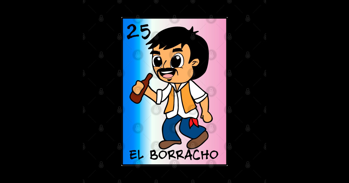 el borracho - Borracho - Sticker | TeePublic