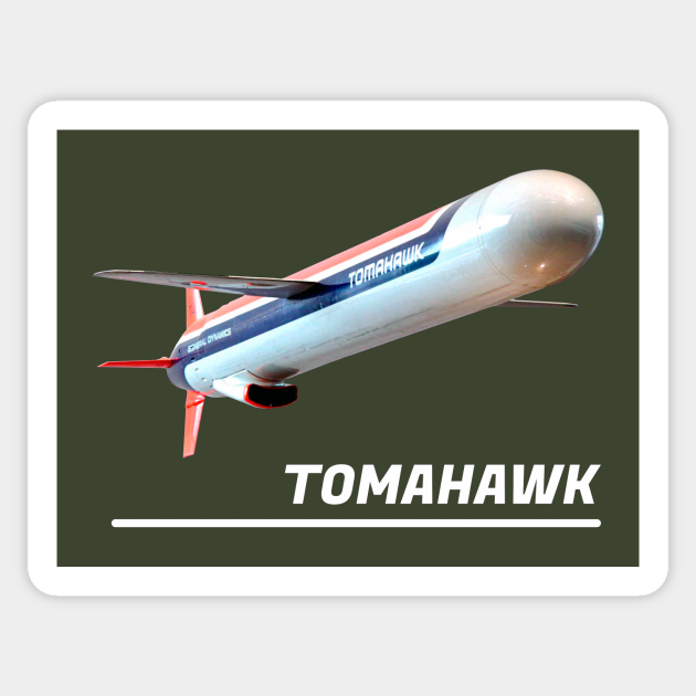 Tomahawk BGM-109 Land Attack Missile - Tomahawk Missile - Sticker ...