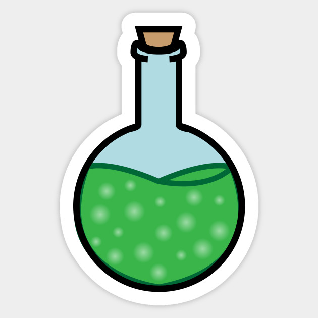 DIY Single Green Potion or Poison for Tabletop Board Games (Style 3 ...