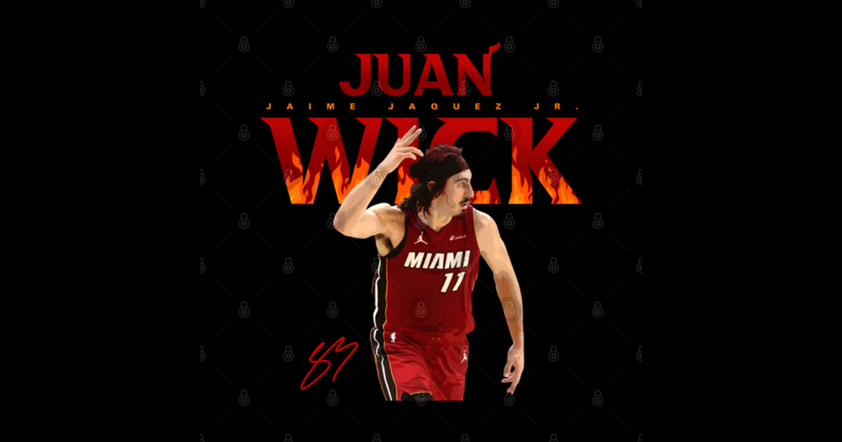 Jaime Jaquez Jr. Juan Wick - Jaime Jaquez Jr - Sticker | TeePublic