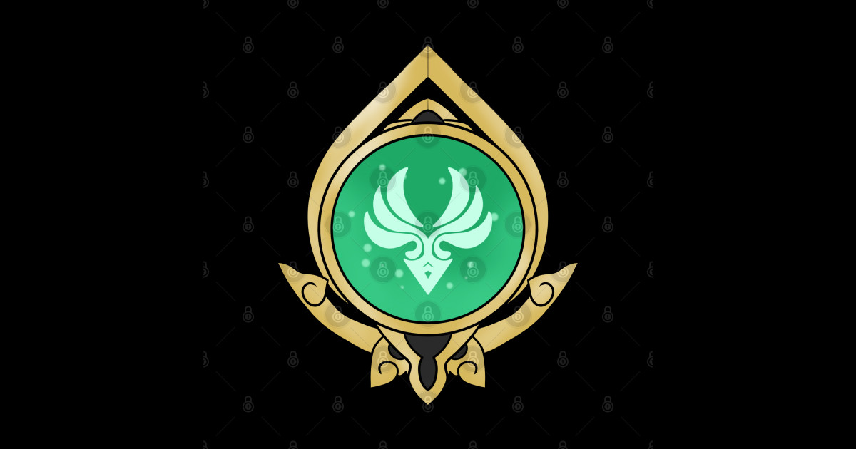 Sumeru Anemo Vision - Genshin Impact - Sticker | TeePublic