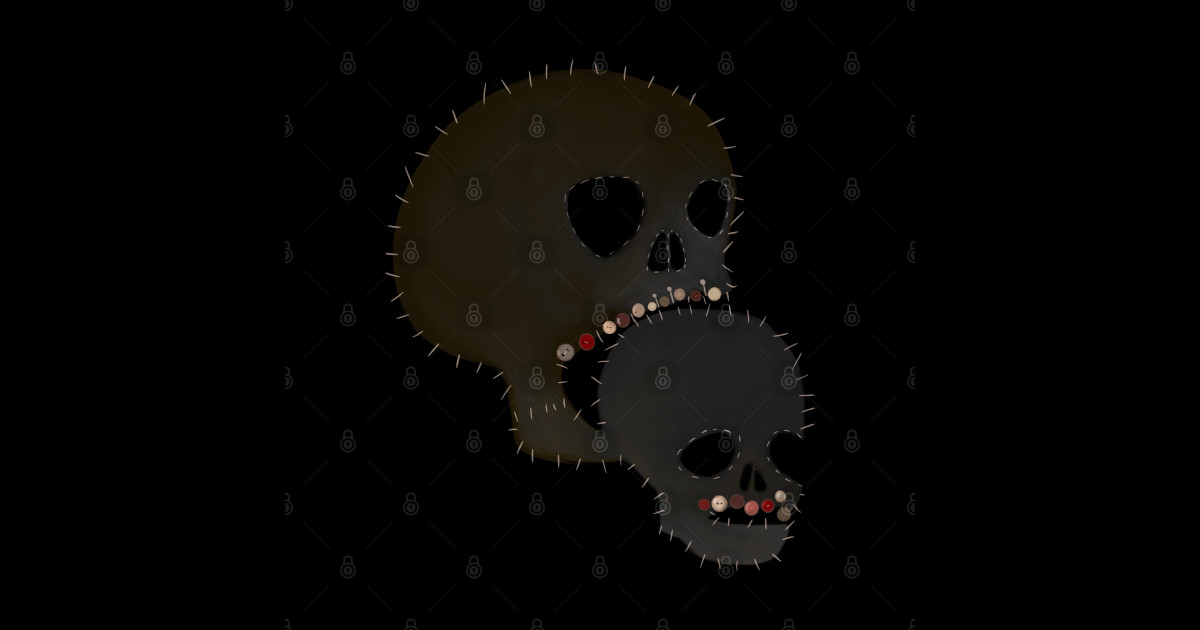 Cannibal Skull - Our Flag Means Death - Sticker | TeePublic