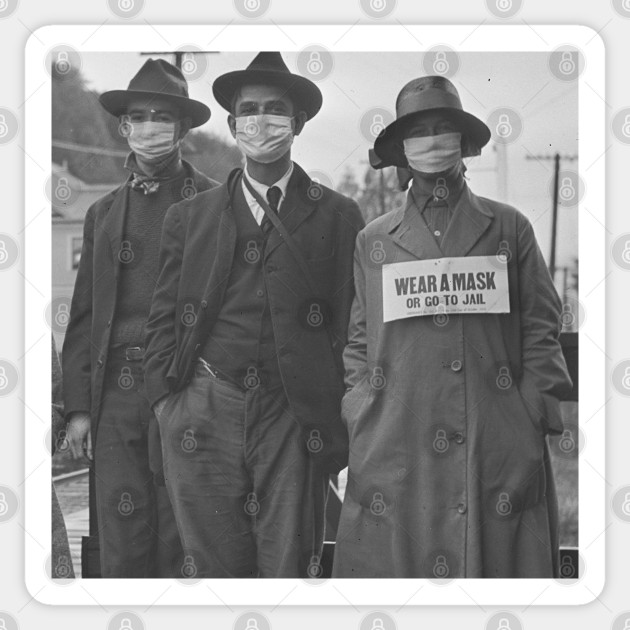 Wear a Mask or Go To Jail - Wear A Mask - Sticker | TeePublic