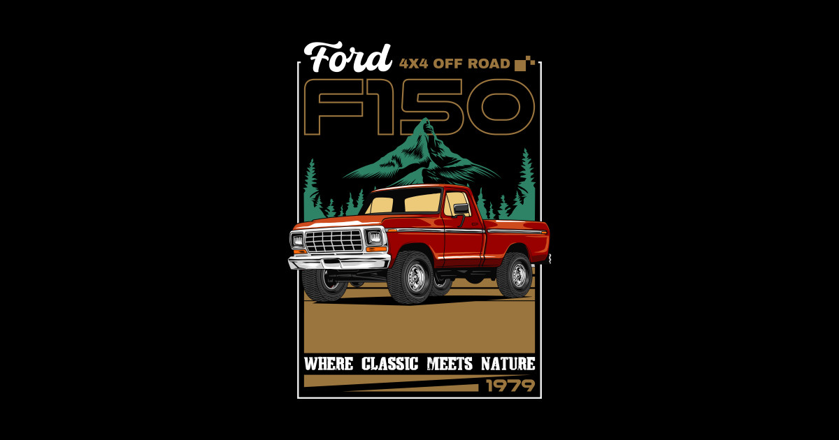 Retro F150 Pickup Car - Retro F150 Pickup Car - Sticker | TeePublic