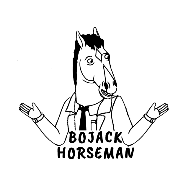 bojack horseman line art - Bojack Horseman - Crewneck Sweatshirt ...